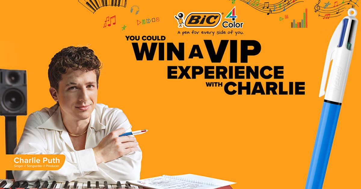 BIC and Charlie Puth Hit the Right Creative Note During the Back-to ...