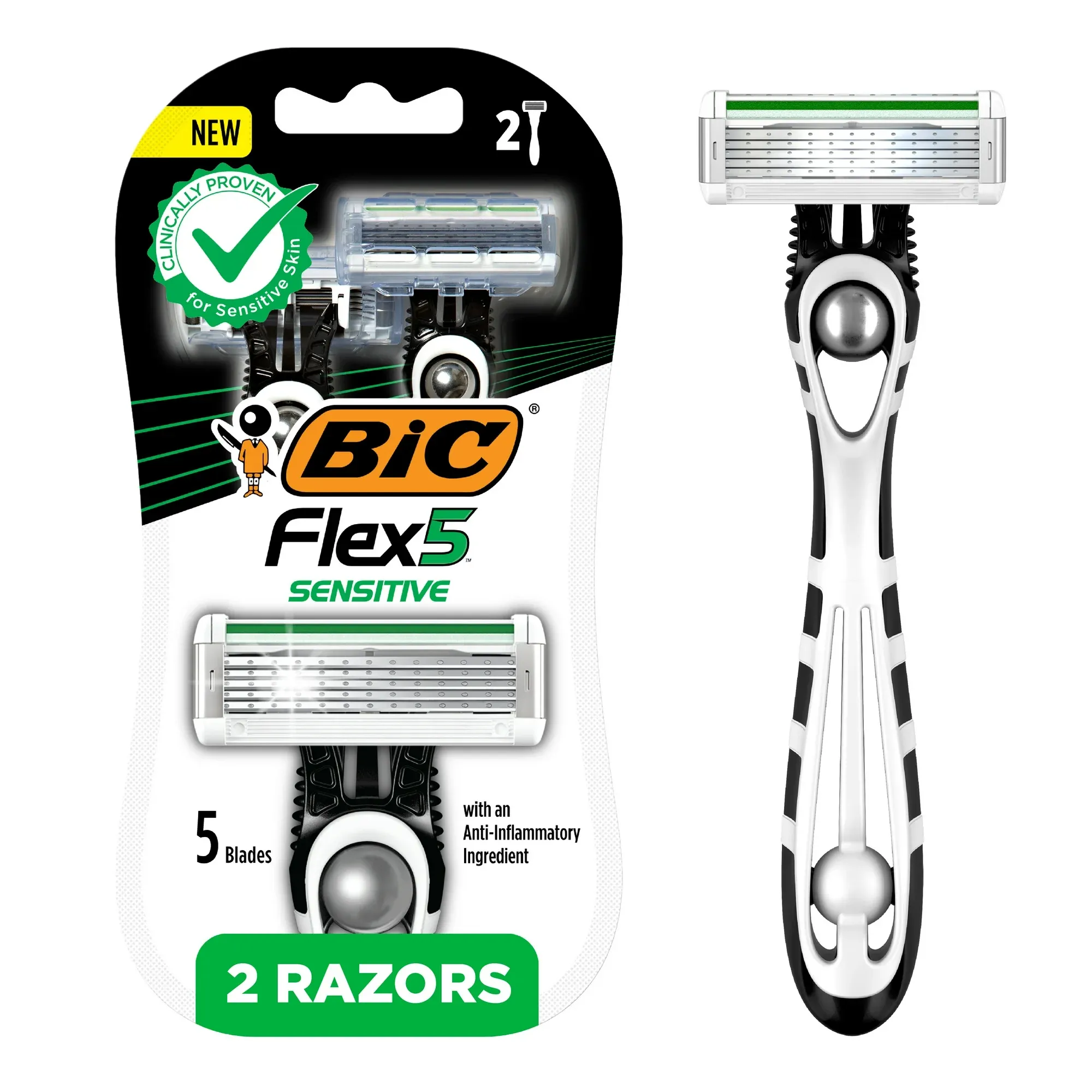 BIC Launches New Flex 5 Sensitive Razor for Men—Clinically-Proven for ...